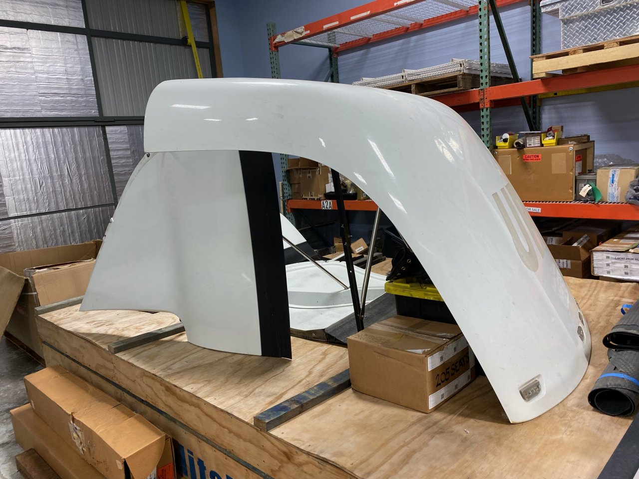 Kenworth Paccar Peterbilt Wind Deflector Fairing Complete Kit T880 T680 ...